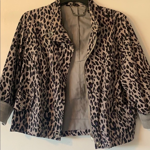 Forever 21 | Jackets & Coats | Leopard Print Crop Jacket | Poshmark
